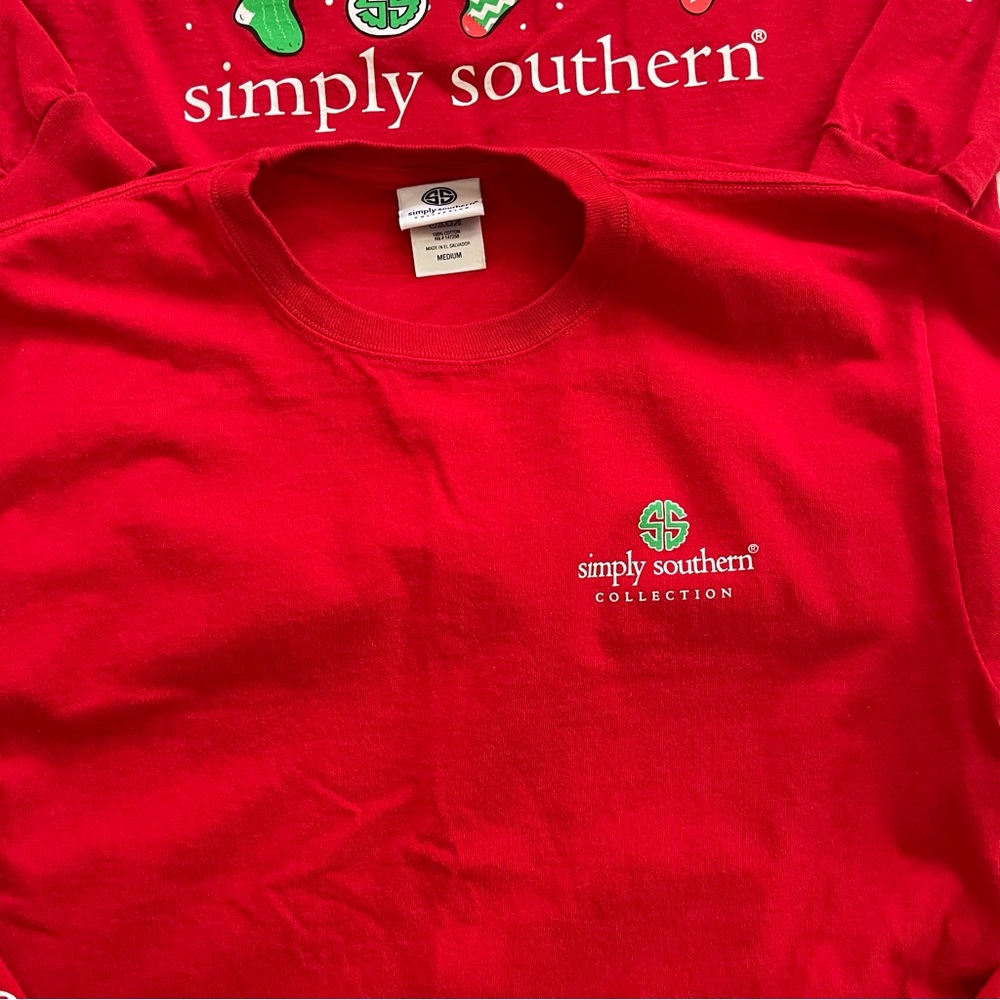 Simply Southern Christmas Tops 2 M - Gem